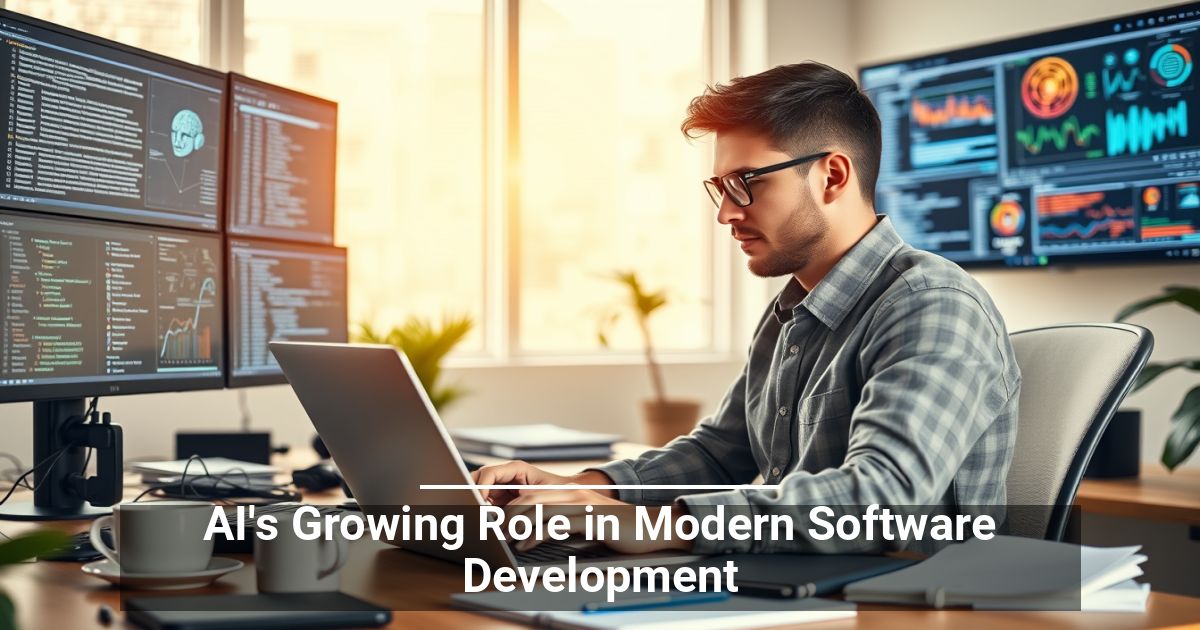 AI’s Growing Role in Modern Software Development | Omnis Computers AI’s Growing Role in Modern Software Development | Omnis Computers